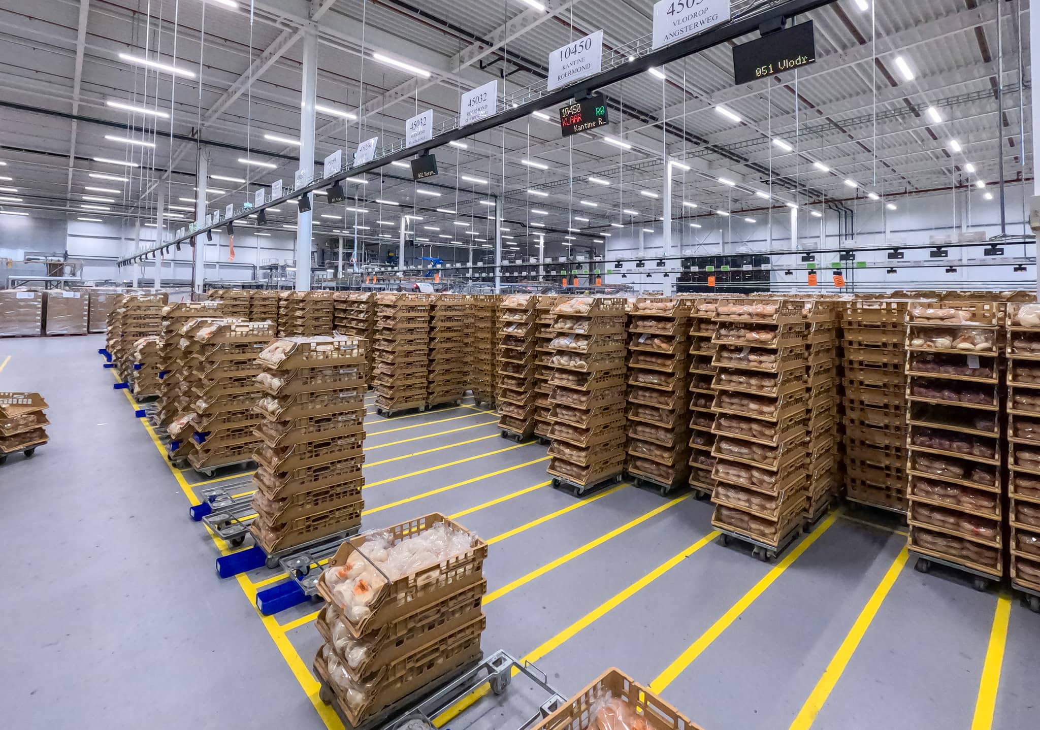 Light directed order picking solutions like Putwalls and Put to Light